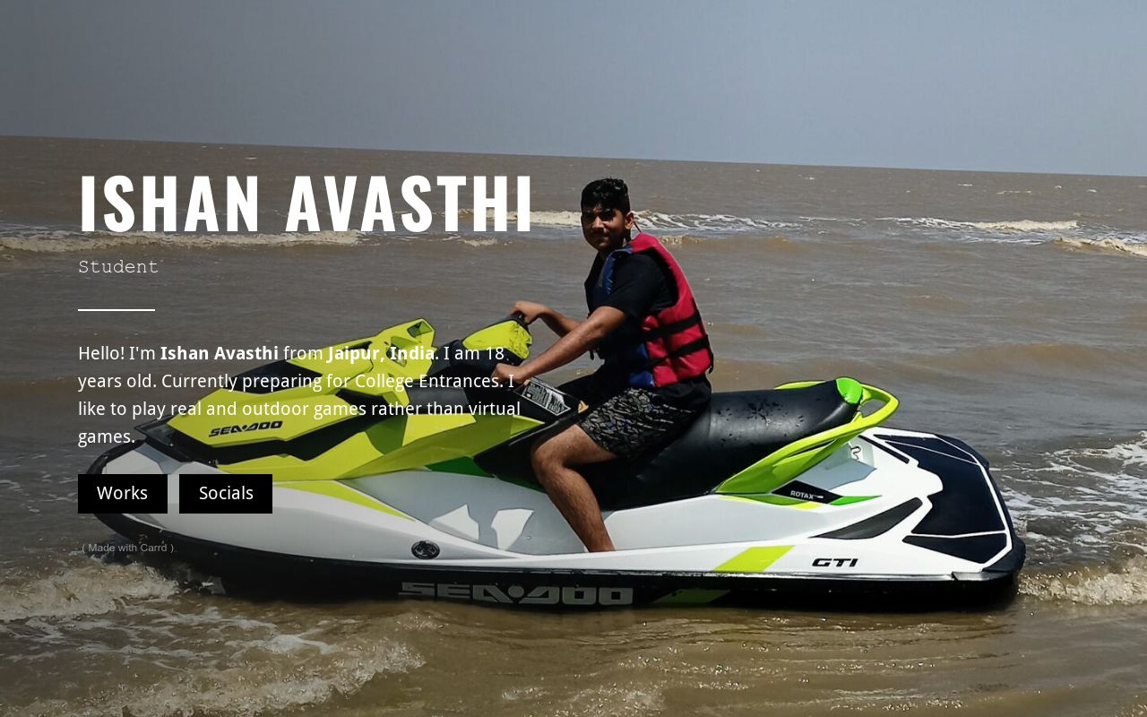 Ishan Avasthi